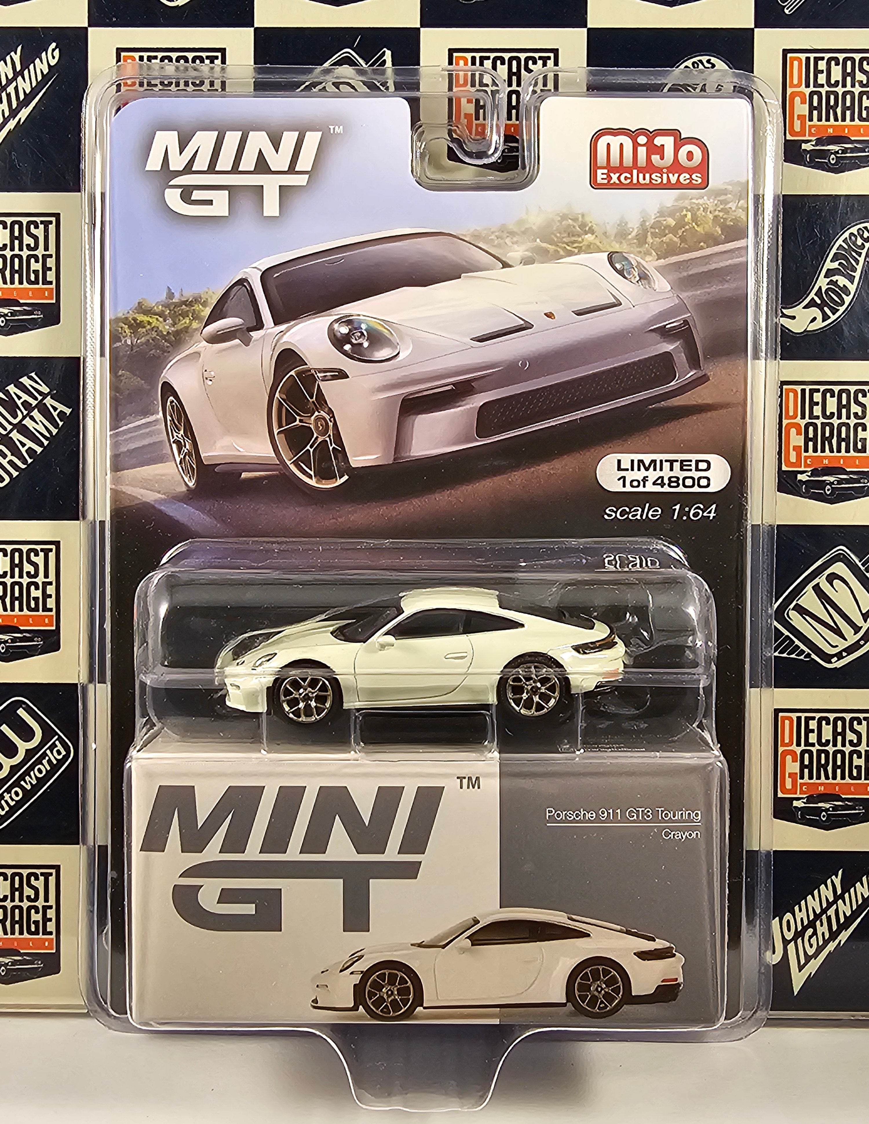 MIni GT Porsche 911 (992) GT3 Touring Crayon – Diecast Garage Chile