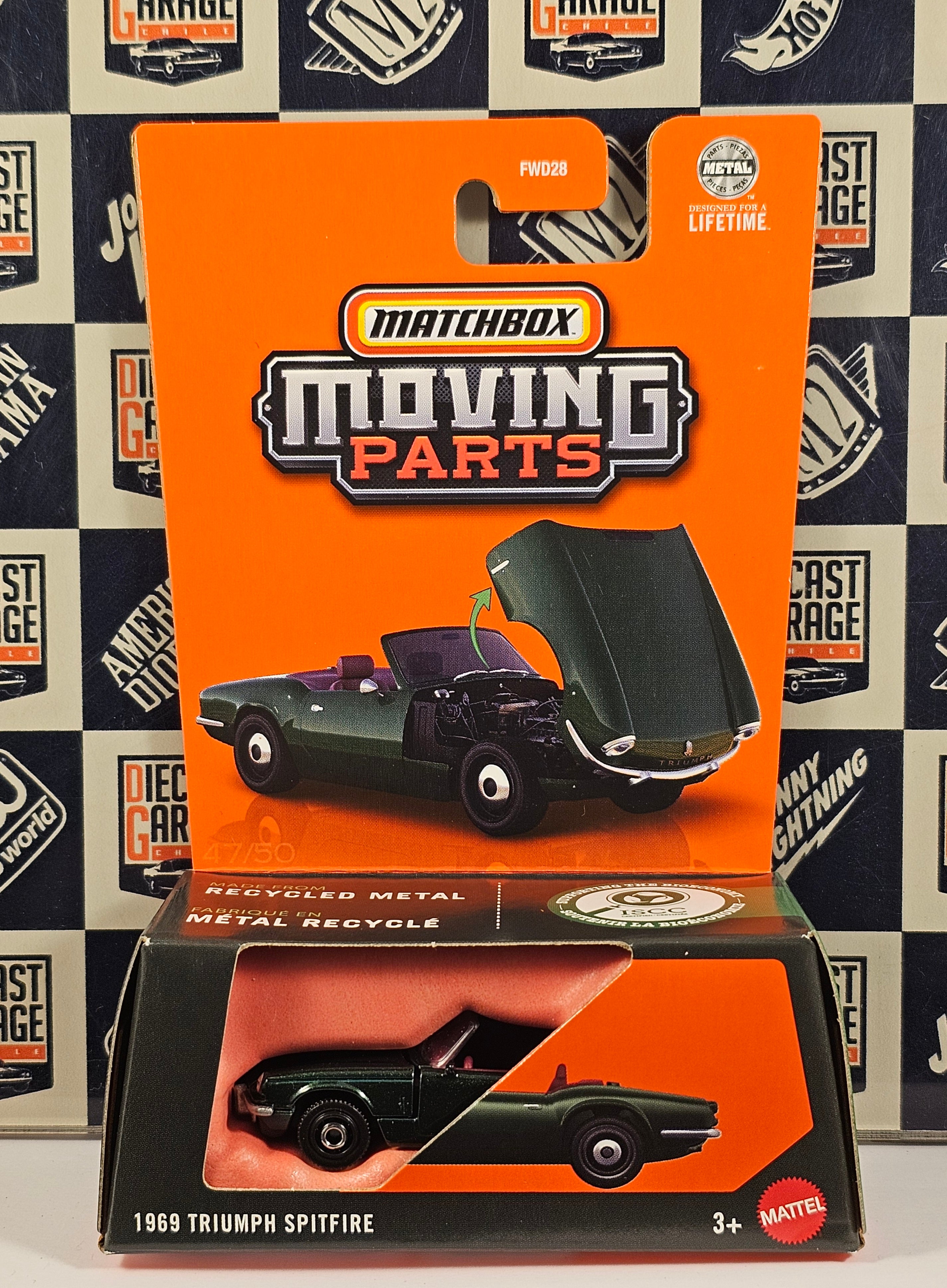 Matchbox Moving Parts 1969 Triumph Spitfire – Diecast Garage Chile